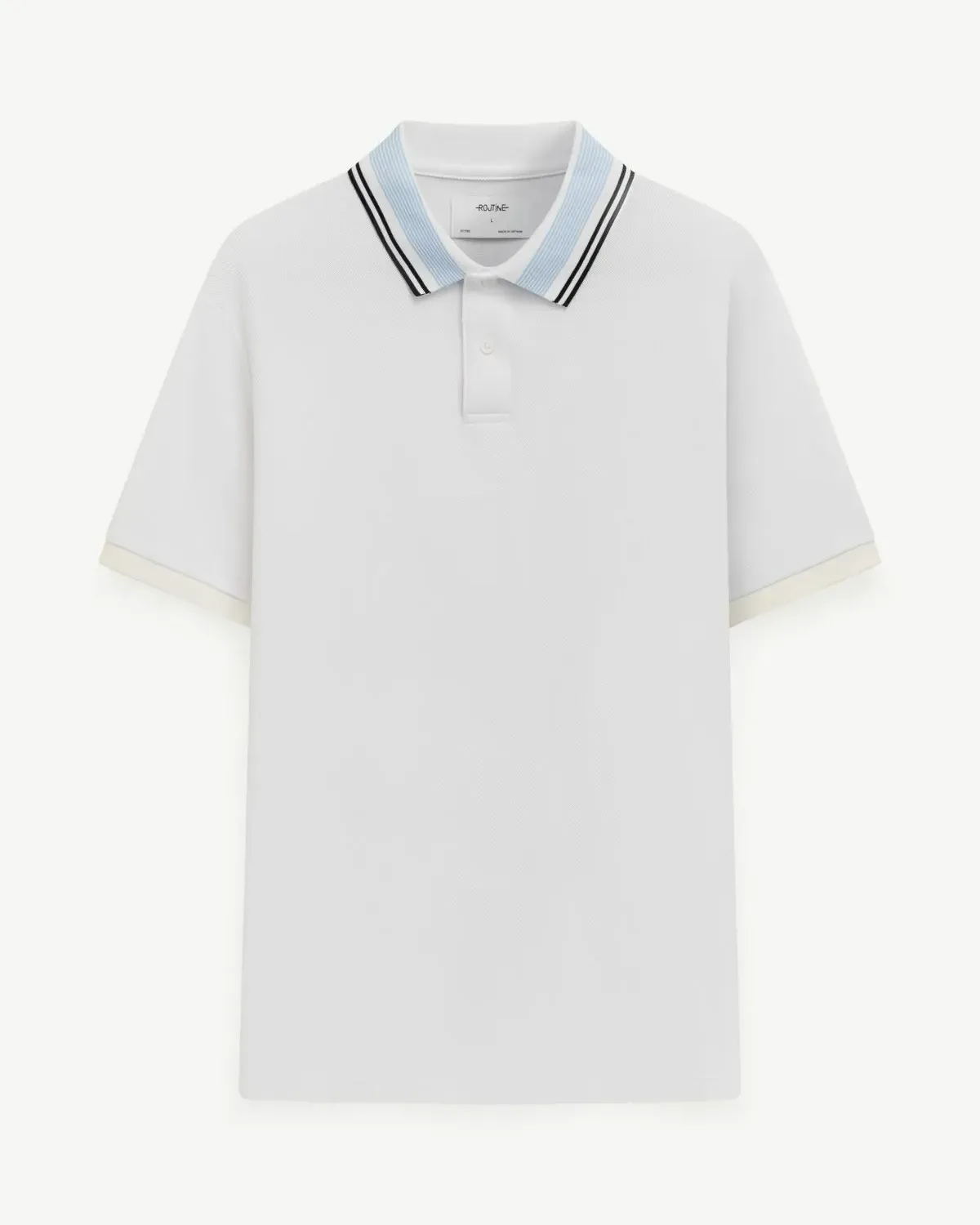 Áo Polo Phối Cổ Và Tay Cotton Form Fitted