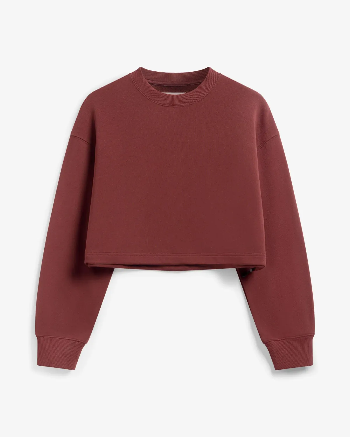 Áo Sweater Nữ Croptop Dây Rút Form Regular
