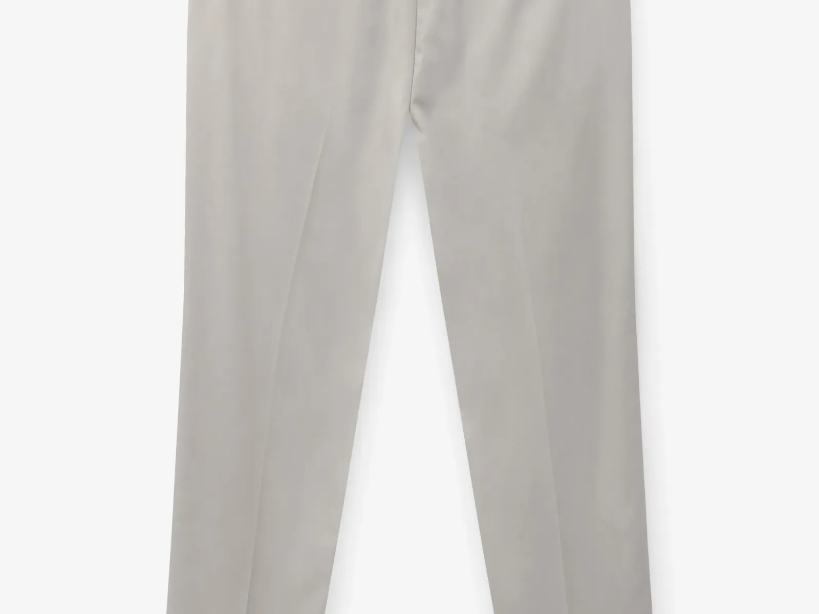 Quần dài vải gập lai. Slim crop